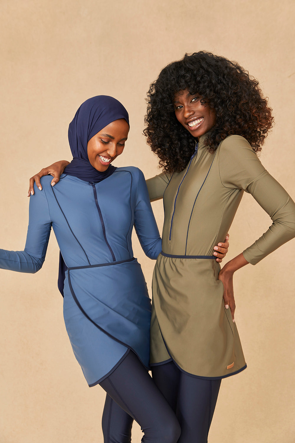 Sofia Earth | Full Coverage Premium Modest Swimwear | LYRA Modest