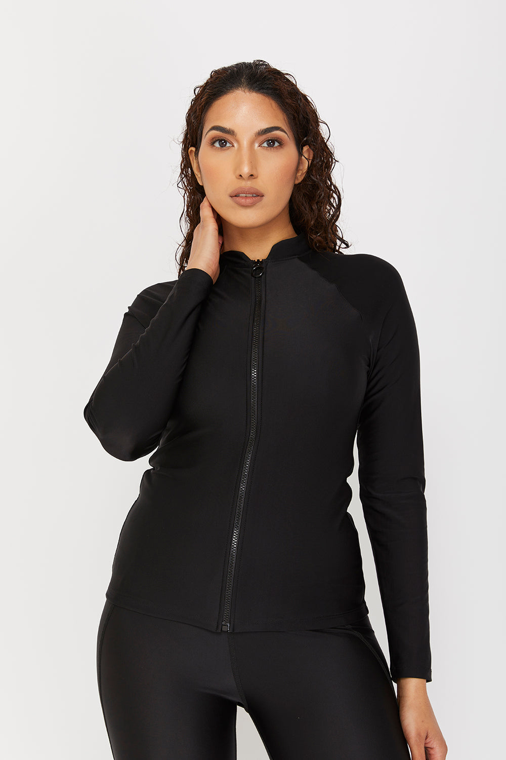 Full Zip Swim Top | Full Coverage Premium Modest Swimwear | LYRA Swimwear